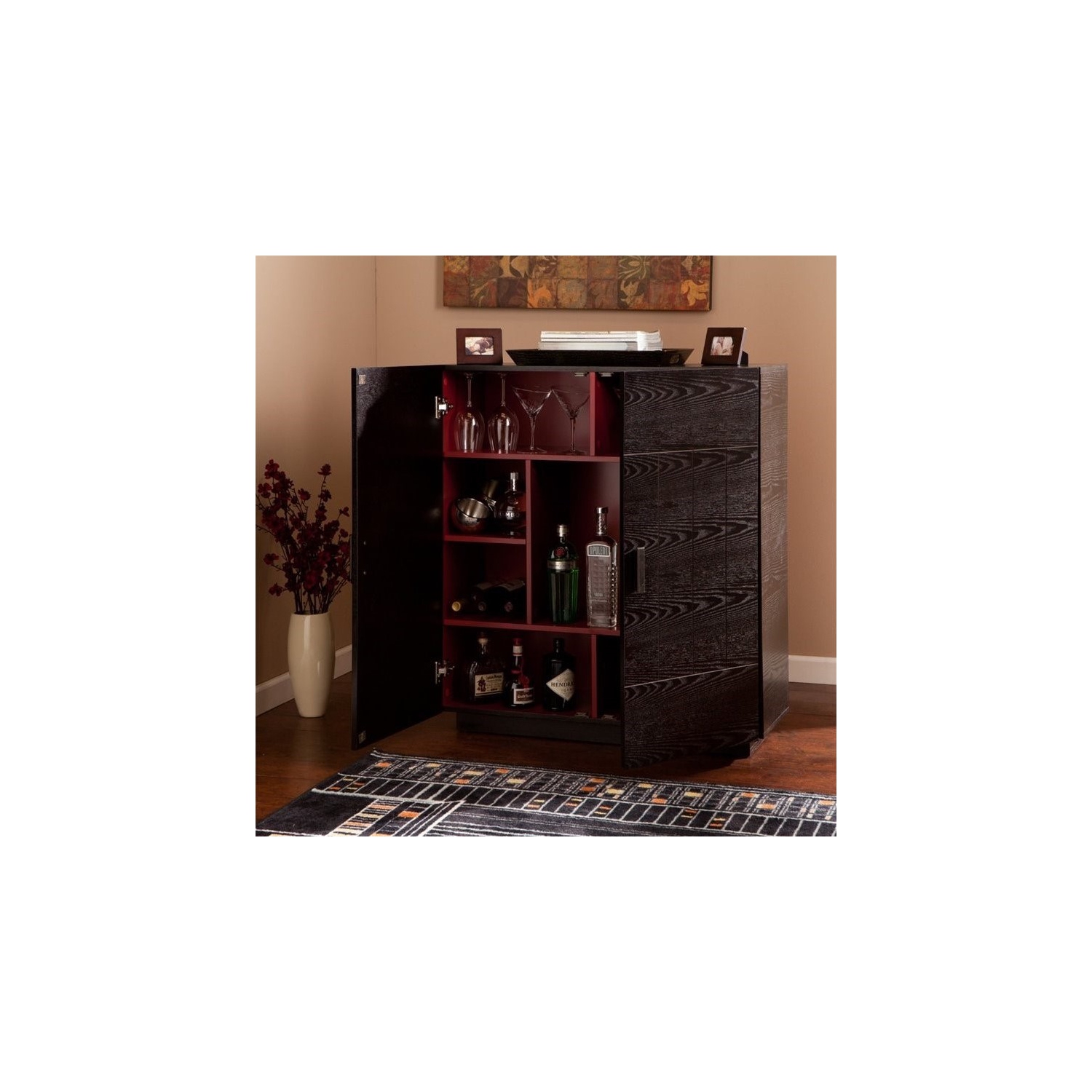 Larson Corner Bar Cabinet at Molly Stinson blog