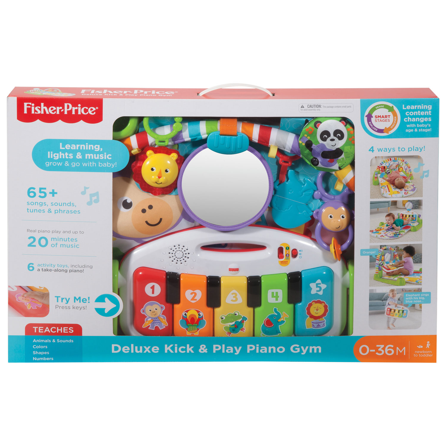 Fisher price deluxe kick and play piano store