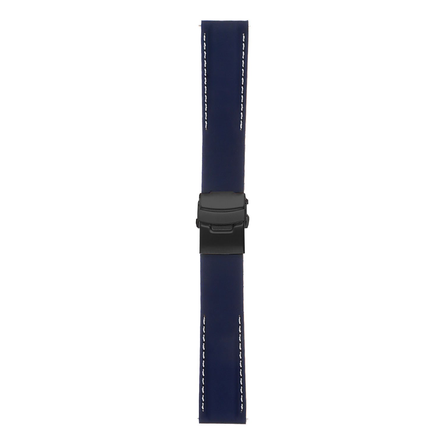 StrapsCo Silicone Rubber Watch Band with Deployant Clasp for Fossil Gen ...