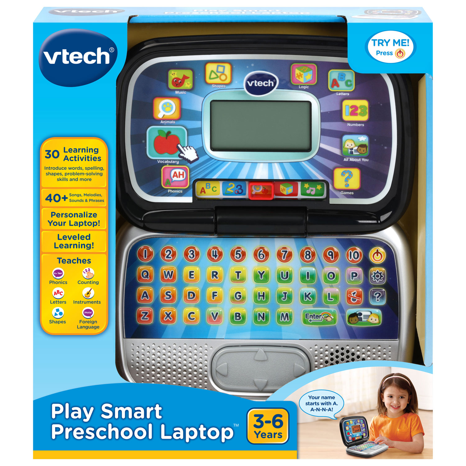 VTech Play Smart Preschool Laptop English Best Buy Canada