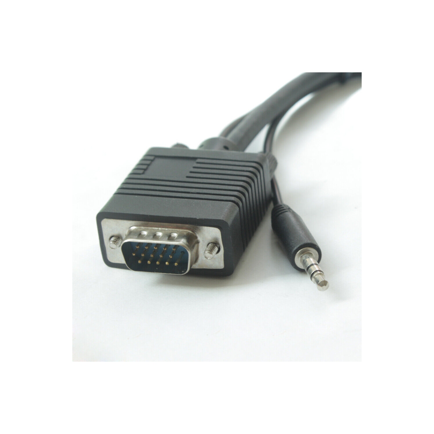 VGA Cable with Audio (SVGA Monitor Cable with 3.5mm Stereo Audio) 6 ...