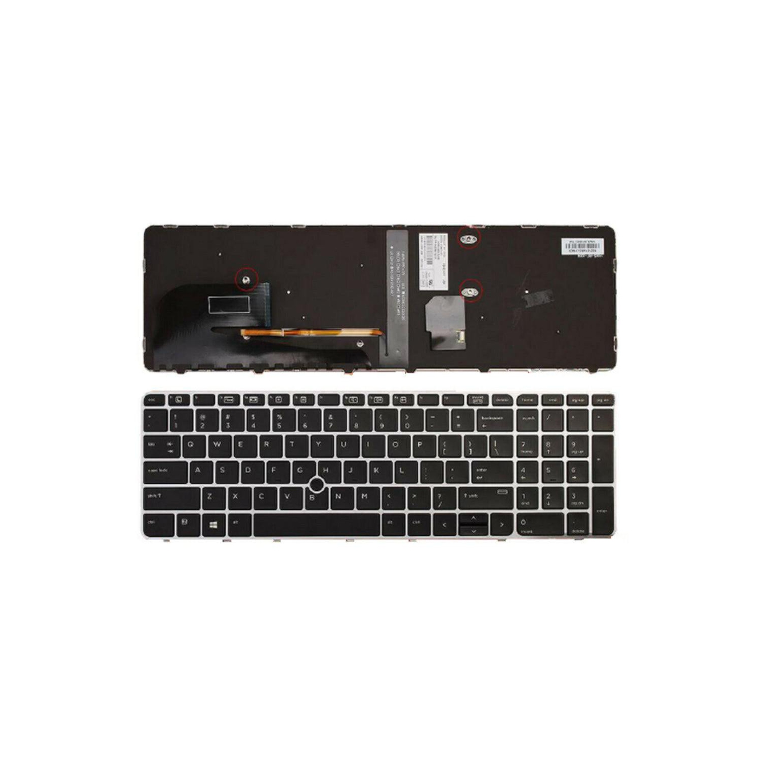 HP EliteBook 850 G3 G4 US English Backlit Keyboard - Model 836623-001 ...