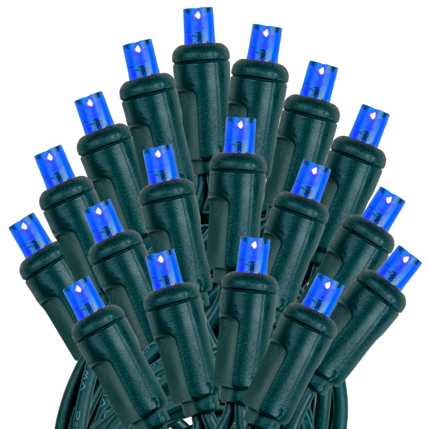 Novelty Lights 25 Feet 50 LED True Twinkle Outdoor Christmas String ...
