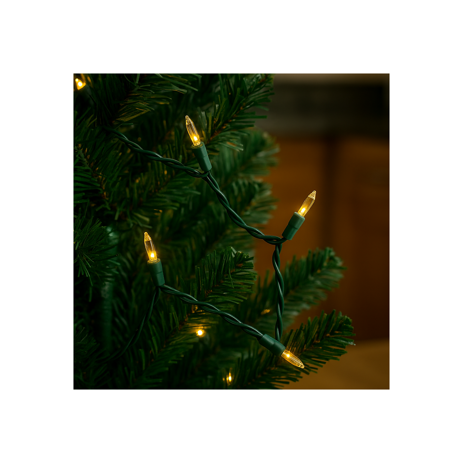 Novelty Lights 5 Feet 35 Bulbs Vintage Short Mini Light String, Clear ...