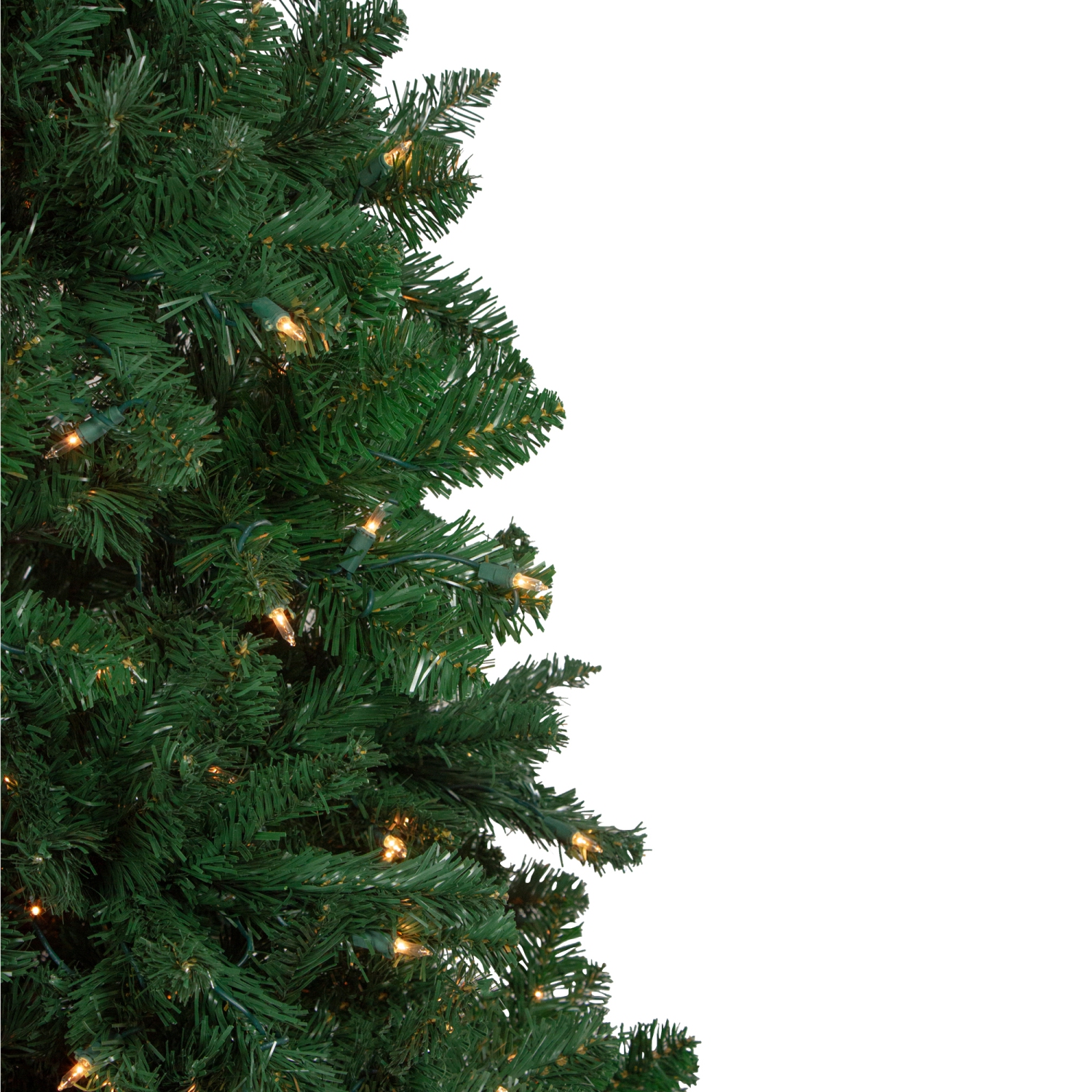 7.5ft Pre-Lit Ravenna Pine Artificial Christmas Tree - Warm White LED ...