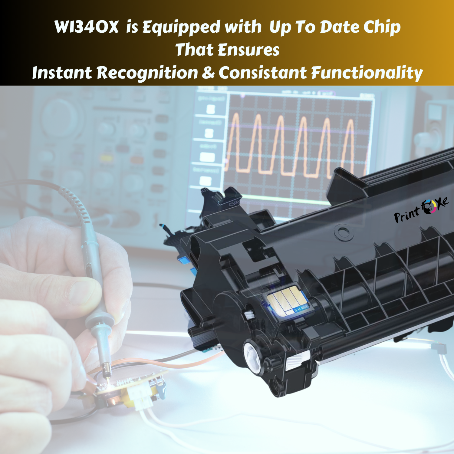 PRINTOXE® W1340X with Chip 2 Toner Cartridges Compatible with HP 134X ...