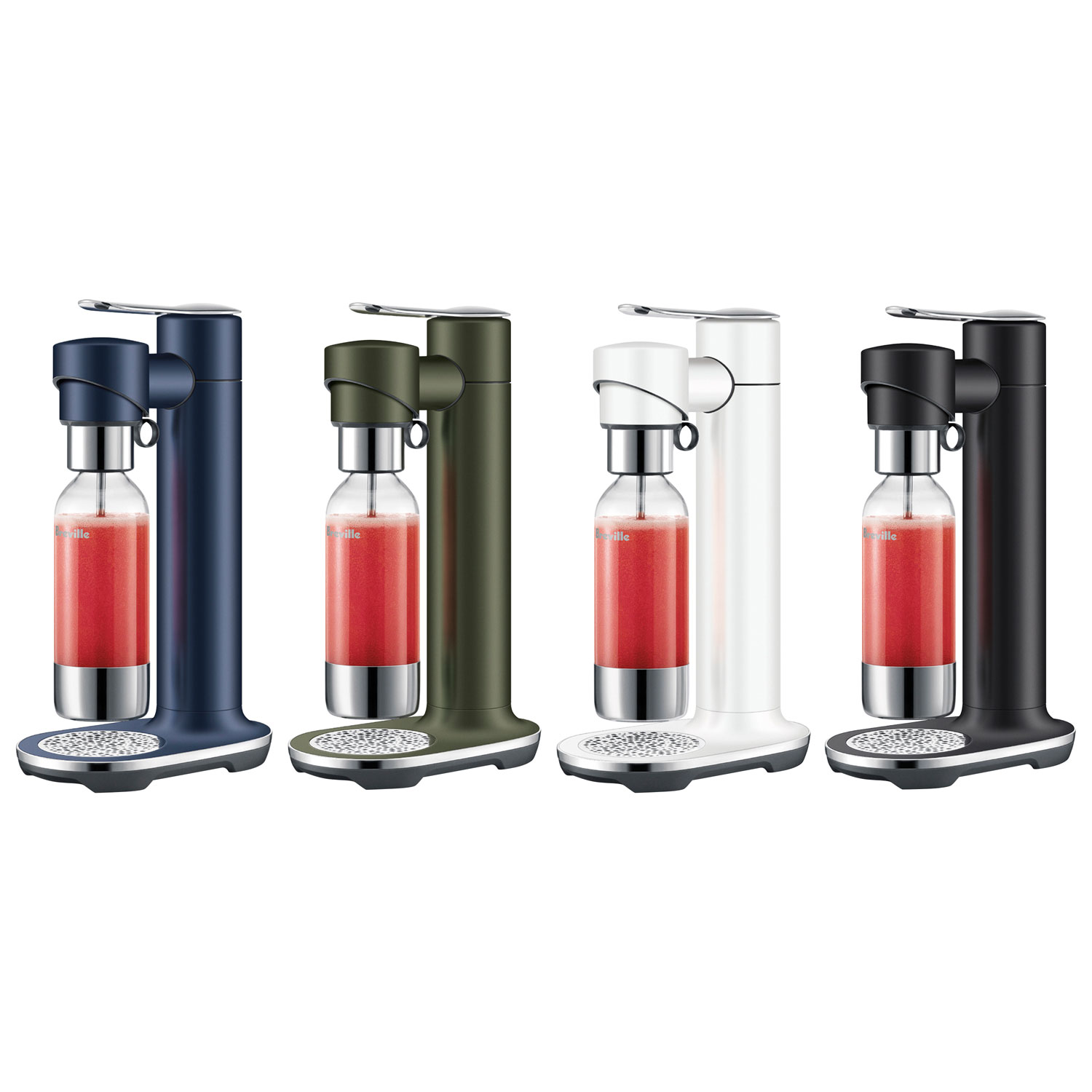 Breville InFizz Fusion 1L Soda Machine With FusionCap Stainless Steel Breville InFizz Fusion 1L Soda Machine With FusionCap Stainless Steel