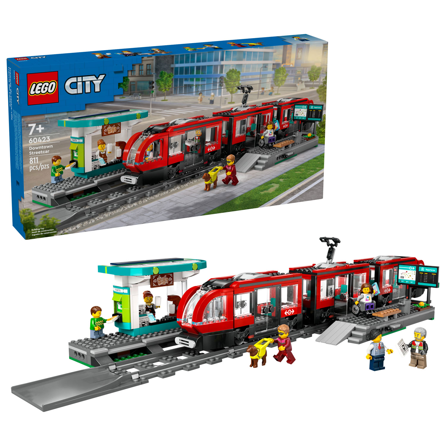 Lego city train price store