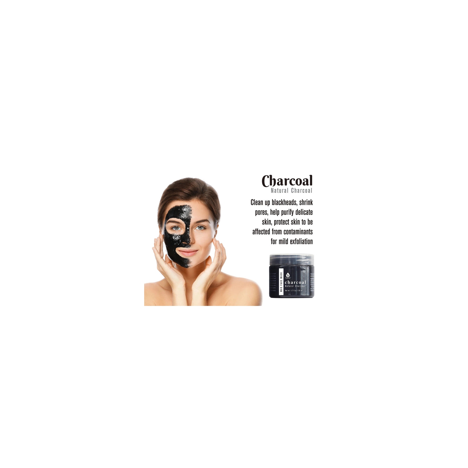 Pursonic 3 Pack Facial Therapy Mud Face Mask with Mask Applicator ...