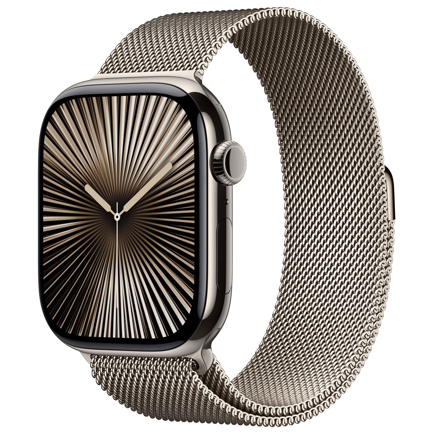 TELUS Apple Watch Series 10 (GPS + Cellular) 46mm Natural Titanium Case ...