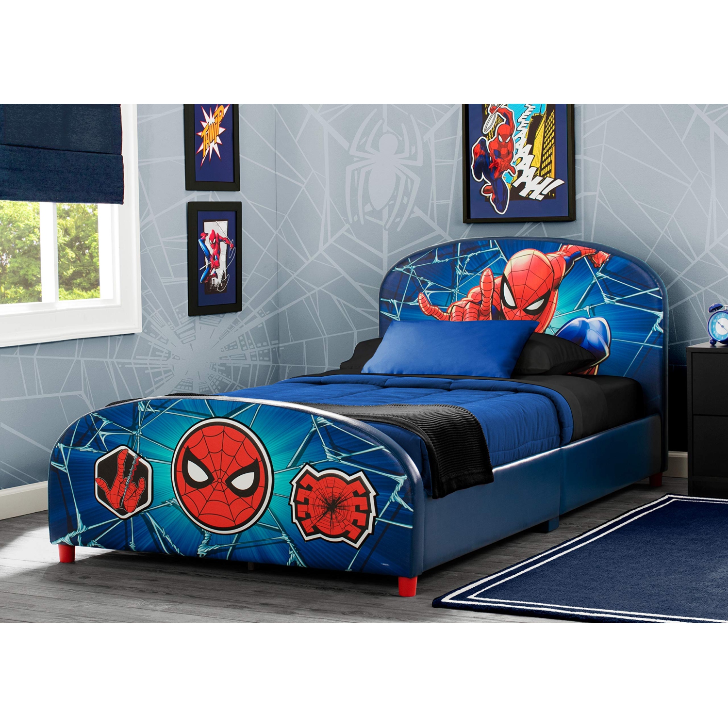 Delta Children Upholstered Twin Bed Best Buy Canada