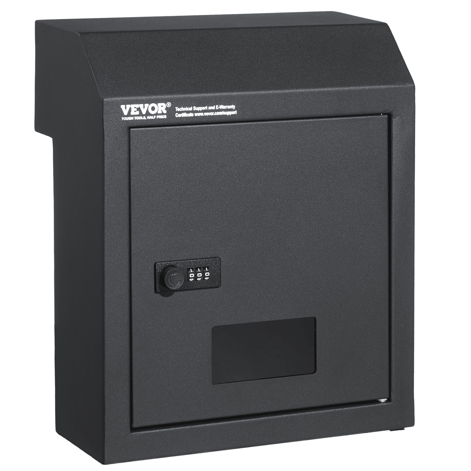 VEVOR 12'' Sturdy Metal Key Safe, Combo Lock, Wall-Mounted, Secure ...