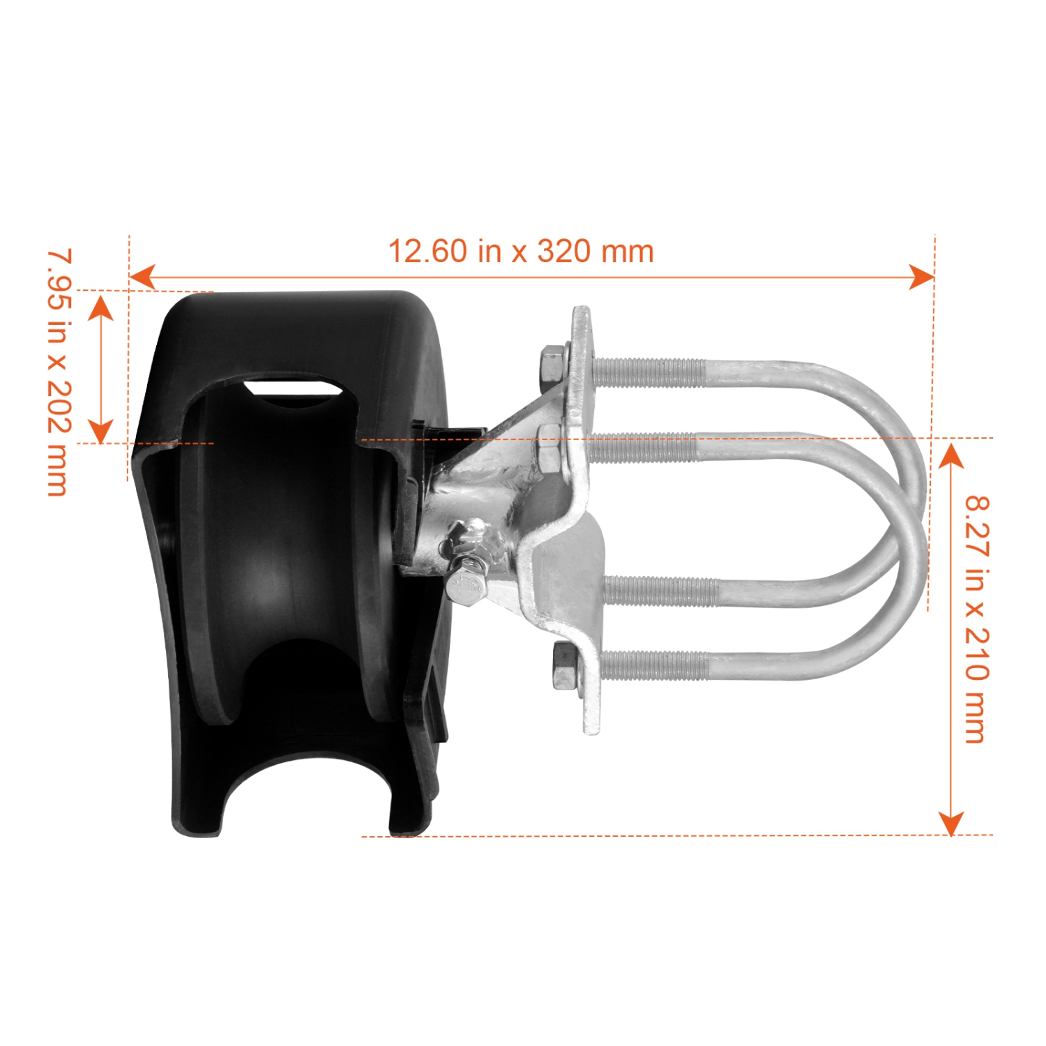 VEVOR 4 Track Sliding Gate Kit, Rolling Gate Hardware Kit w/ U-Shaped ...