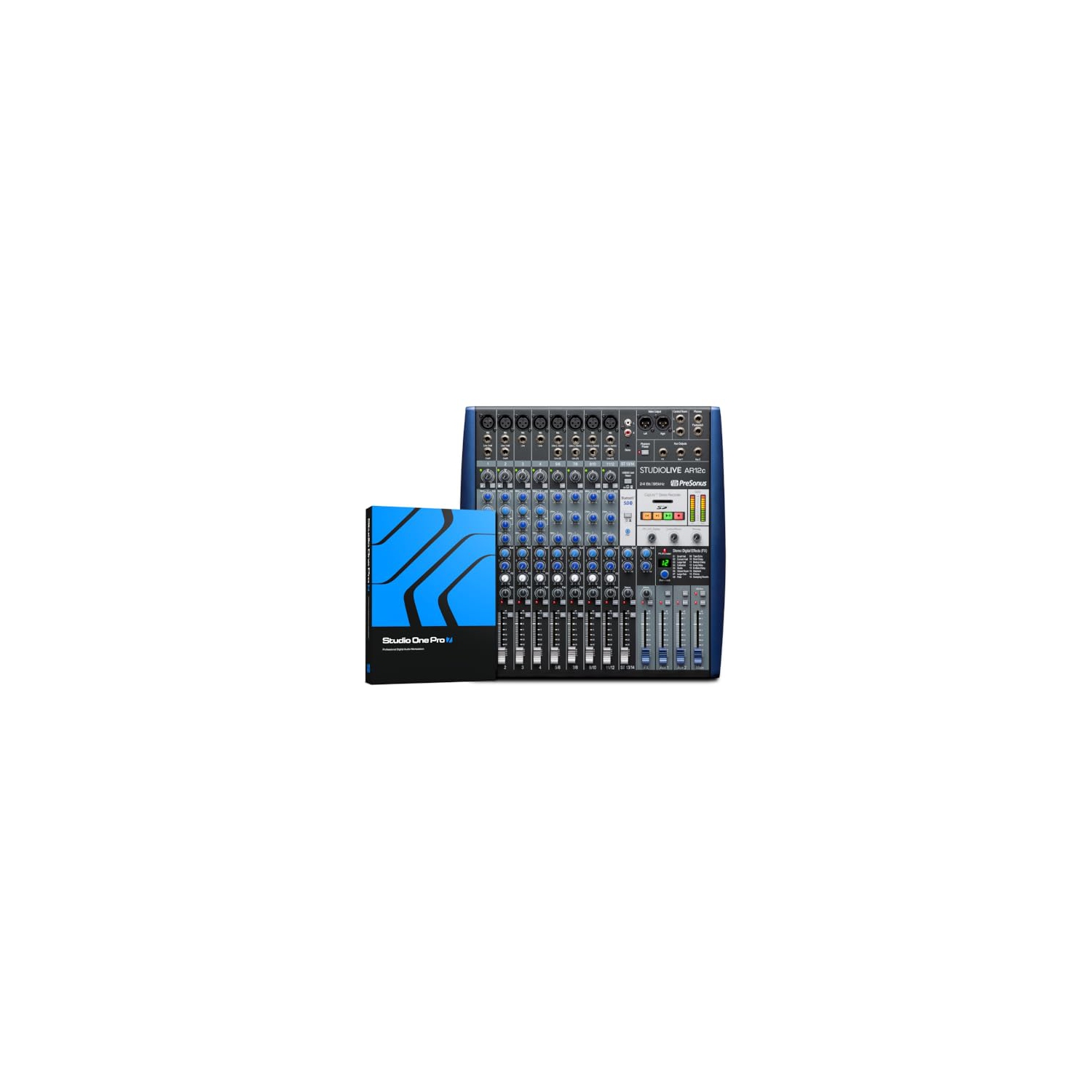 PreSonus STUDIOLIVE-AR12C USB-C 14-Channel Hybrid Performance and ...