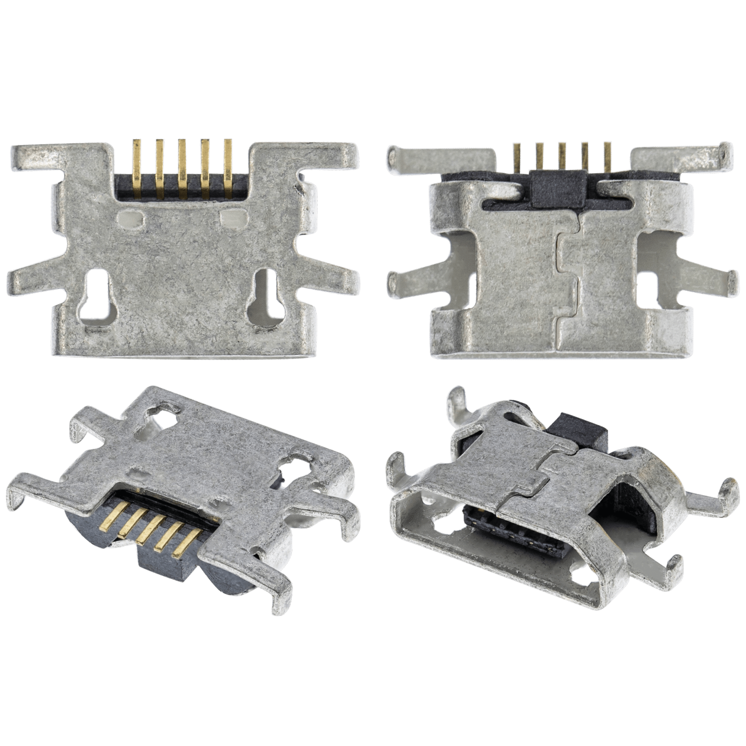 Replacement Charging port soldering required - 05 Pin - Micro B - 4 ...
