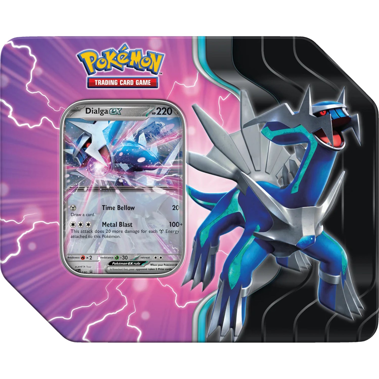 Pokemon TCG: Scarlet & Violet - Azure Legends Tin [Dialga ex] | Best ...