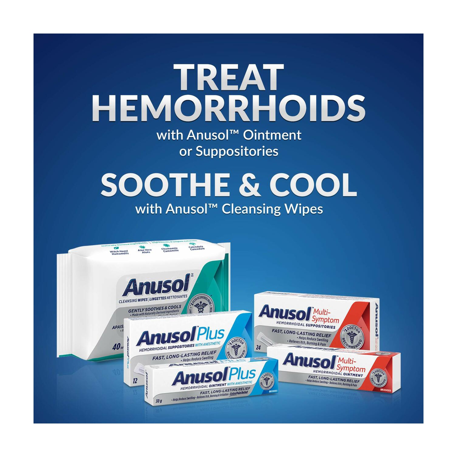 Anusol Plus Hemorrhoidal Suppositories - 12 Count [Healthcare] | Best ...