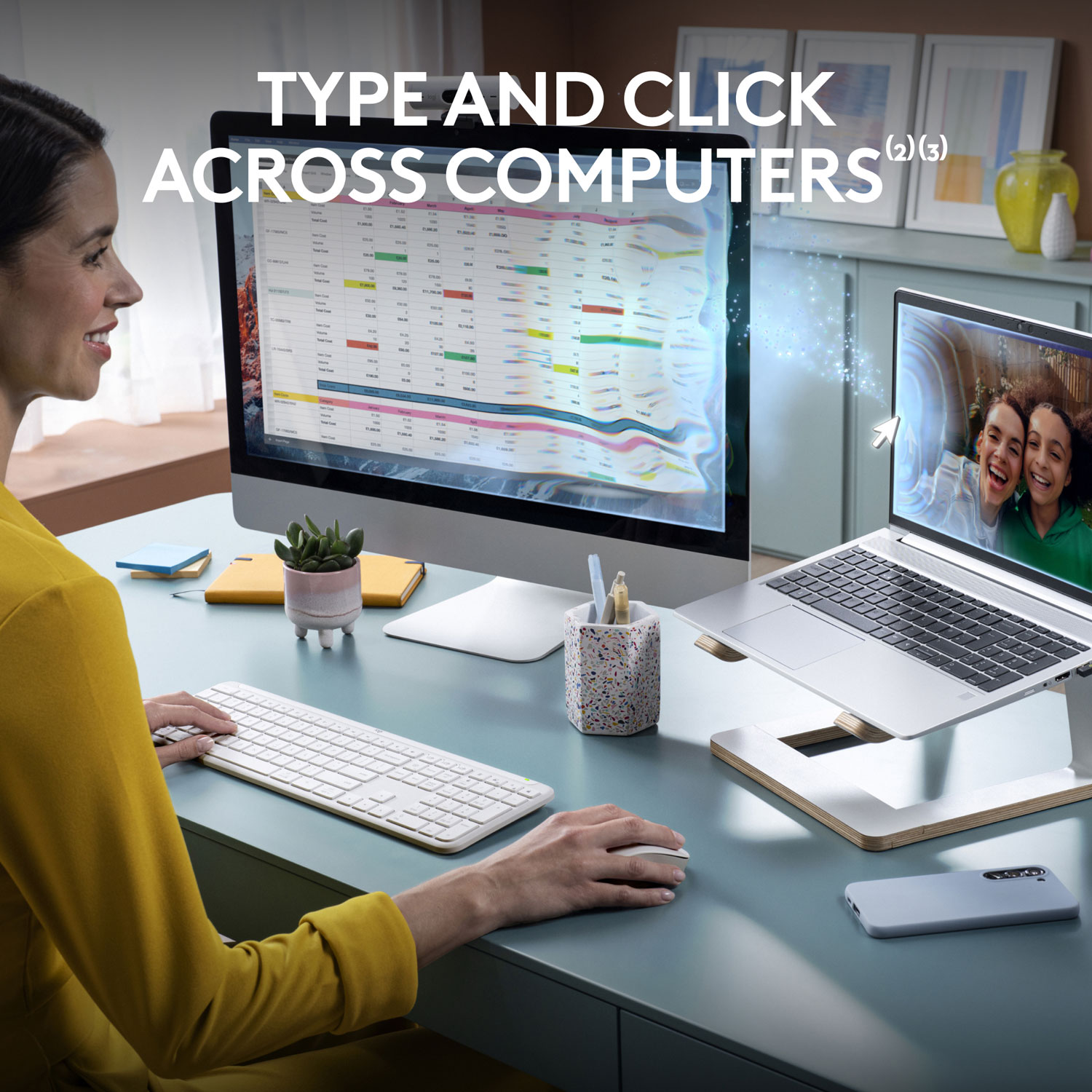 Logitech MK955 Signature Slim Bluetooth Optical Keyboard & Mouse Combo ...