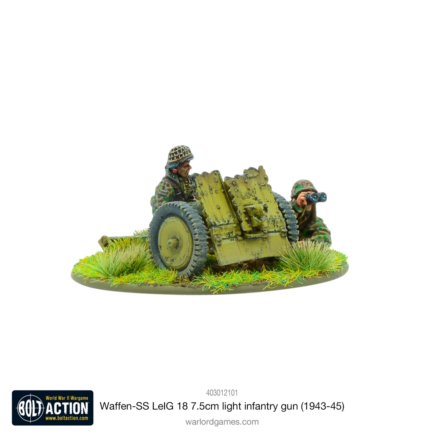 Bolt Action Waffen-SS LeIG 18 7.5cm Light Infantry Gun (1943-42) New ...