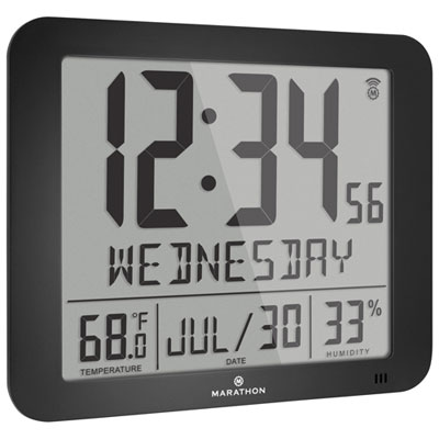 Black Wall Clock | Best Buy Canada