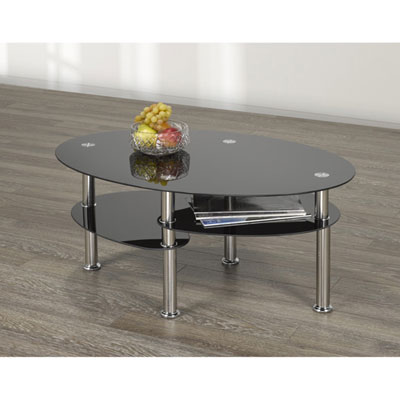 Black Oval Coffee Table | Best Buy Canada