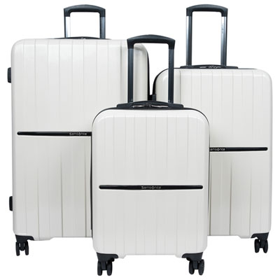 Samsonite Exeter Diamond 3-Piece Hard Side Expandable Luggage Set - Pearl
