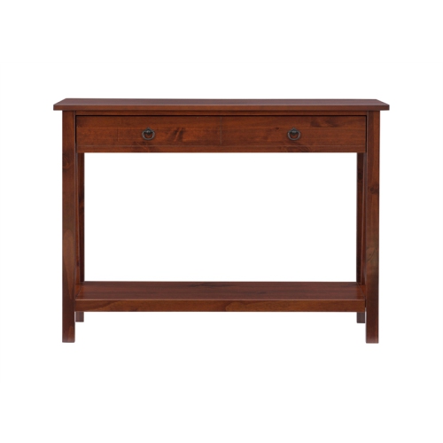 Linon Titian Wood One Drawer Console Table in Brown | Best Buy Canada