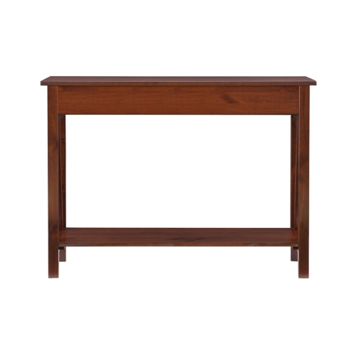 Linon Titian Wood One Drawer Console Table in Brown | Best Buy Canada