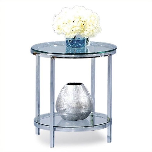 Round Mirrored Side Table | Best Buy Canada