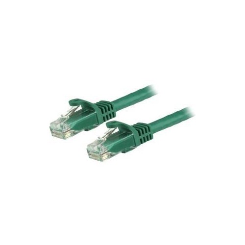 STARTECH 6FT GREEN CAT6 CABLE SN-AGLESS ETHERNET CABLE N6PATCH6GN ...