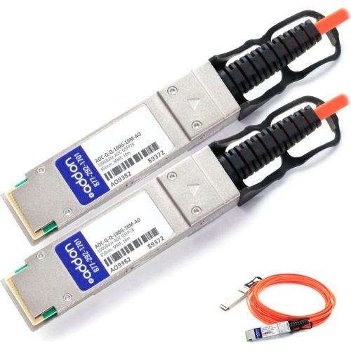 AddOn Arista Networks Compatible TAA Compliant 100GBase-AOC QSFP28 to QSFP28 Active Optical ...