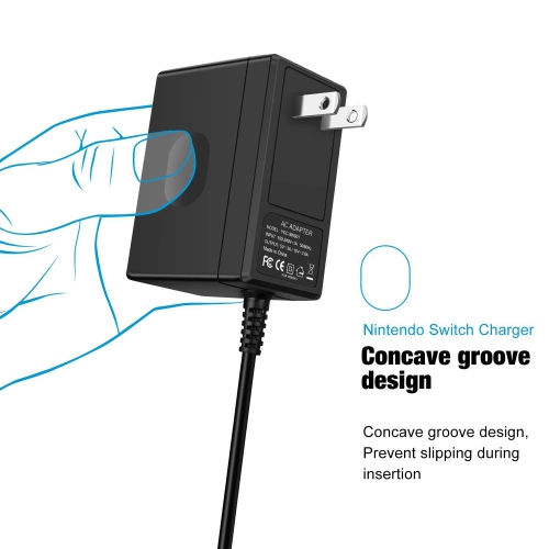 Charger for Nintendo Switch 15V 2.6A AC Adapter Power Supply Fast Travel