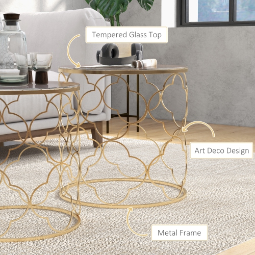 Gold Coffee Table Set | Best Buy Canada