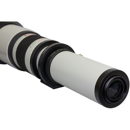 Opteka LR 1300 HD 650-1300mm 1:8-16 Telephoto Zoom Lens T Mount T2 ...