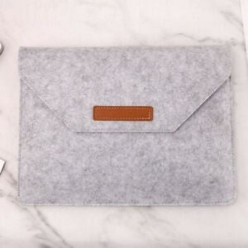 Portable Sleeve Case Felt Carrying Protective Bag Pouch for 15.4 Inch Devices
