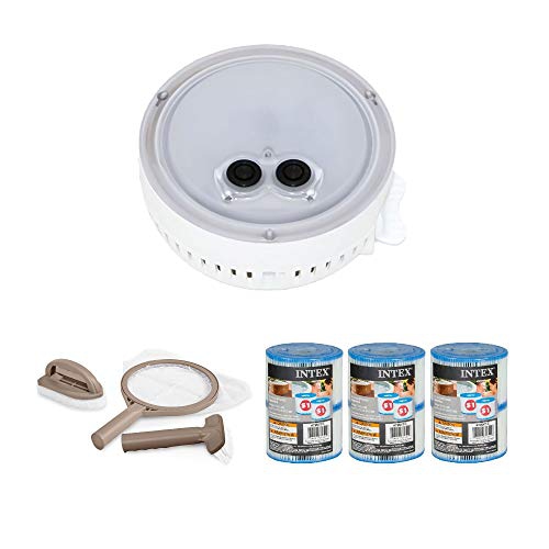 Intex – Lampe DEL multicolore avec accessoires d’entretien pour spa ...