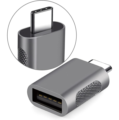 Type C to USB Adapter, SK Depot™ Type C Male to USB Female (2 PACK) for ...
