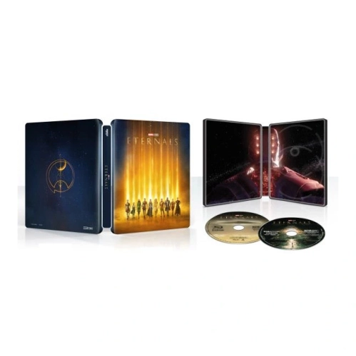 Eternals [SteelBook] [Includes Digital Copy] [4K Ultra HD Blu-ray/Blu-ray] [Only @ Best Buy ...