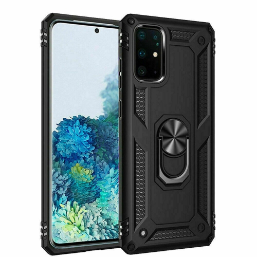 【SupRShield】 Anti-Drop Hybrid Magnetic Hard Armor Case with 360 Rotating Ring Holder Stand ...