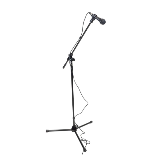 Apex Economy Dynamic Hand Held Microphone Package with Cable, Stand and ...