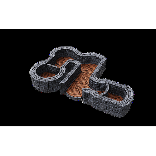WizKids Games WarLock Tiles: Dungeon - 1" Angles & Curves (SALE) | Best ...