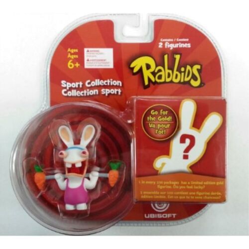 FIGURINE - RABBIDS IN SPORT - WEIGHT LIFTING + 1 MYSTERY | Best Buy Canada