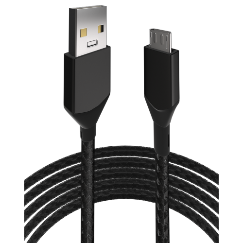 Replacement 3 ft Micro USB To USB Type A Cable (Infinity) (Black ...