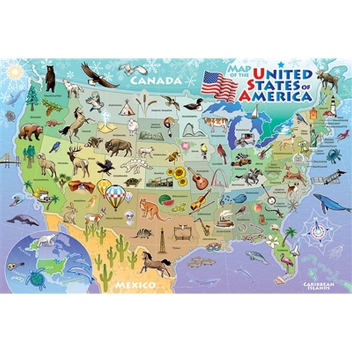 Cobble Hill - Map of the USA (1000-Piece Puzzle) | Best Buy Canada