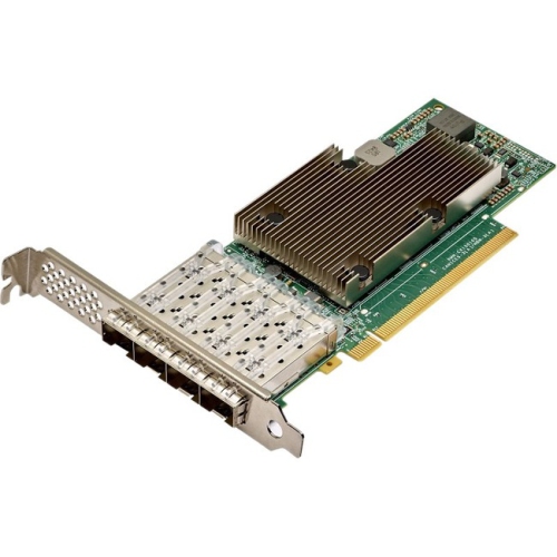 Broadcom Quad-Port 25 Gb/s SFP28 Ethernet PCI Express 4.0 x16 Network Interface Card BCM957504 ...