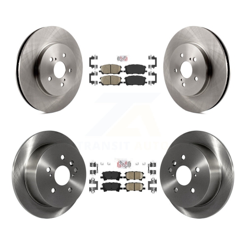 Front Rear Ceramic Pad And Brake Rotor Kit For Lexus RX350 RX330 Toyota ...