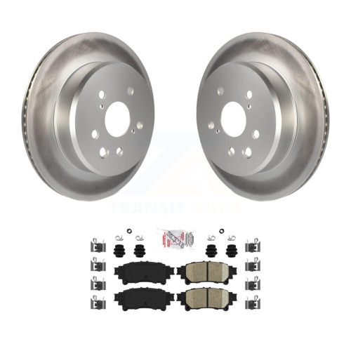 Rear Coat Disc Brake Rotor Ceramic Pad Kit For Lexus IS300 IS350 GS350 ...