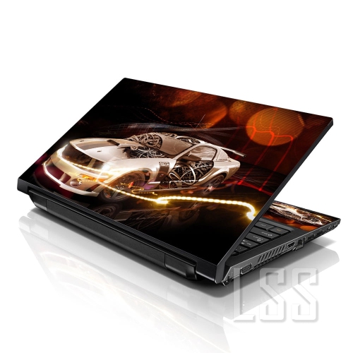 Autocollant LSS pour ordinateur portatif 17 17,3 po avec 2 repose ...