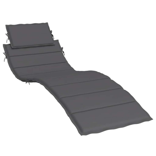 vidaXL Sun Lounger Cushion Anthracite 186x58x3cm Oxford Fabric Best Buy Canada