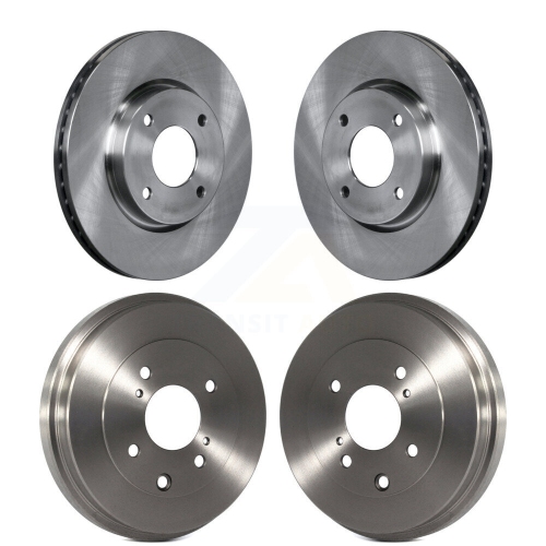 Front Rear Disc Brake Rotors Drums Kit For Nissan Versa Sentra Cube K8 ...